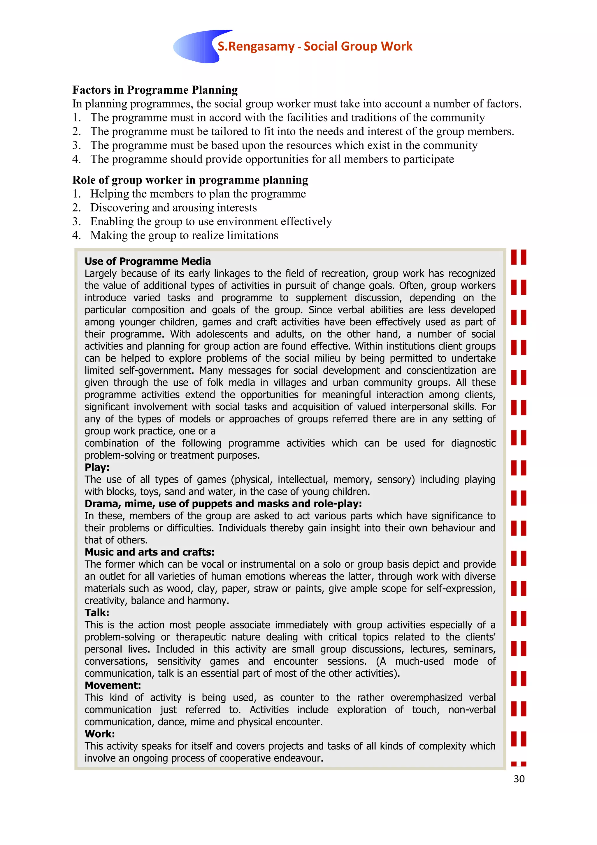 Social Group Work-Social Work with Groups | PDF