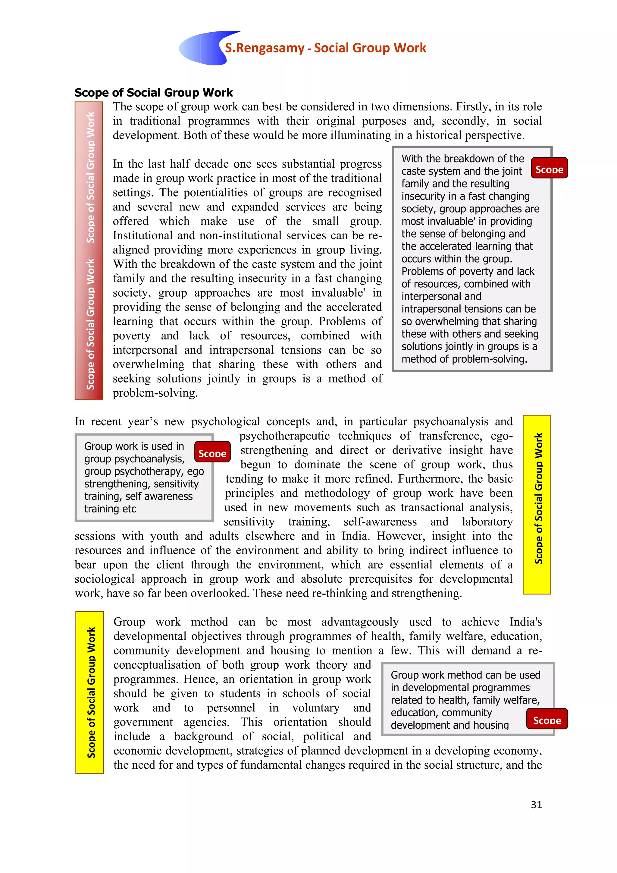 Social Group Work-Social Work with Groups | PDF