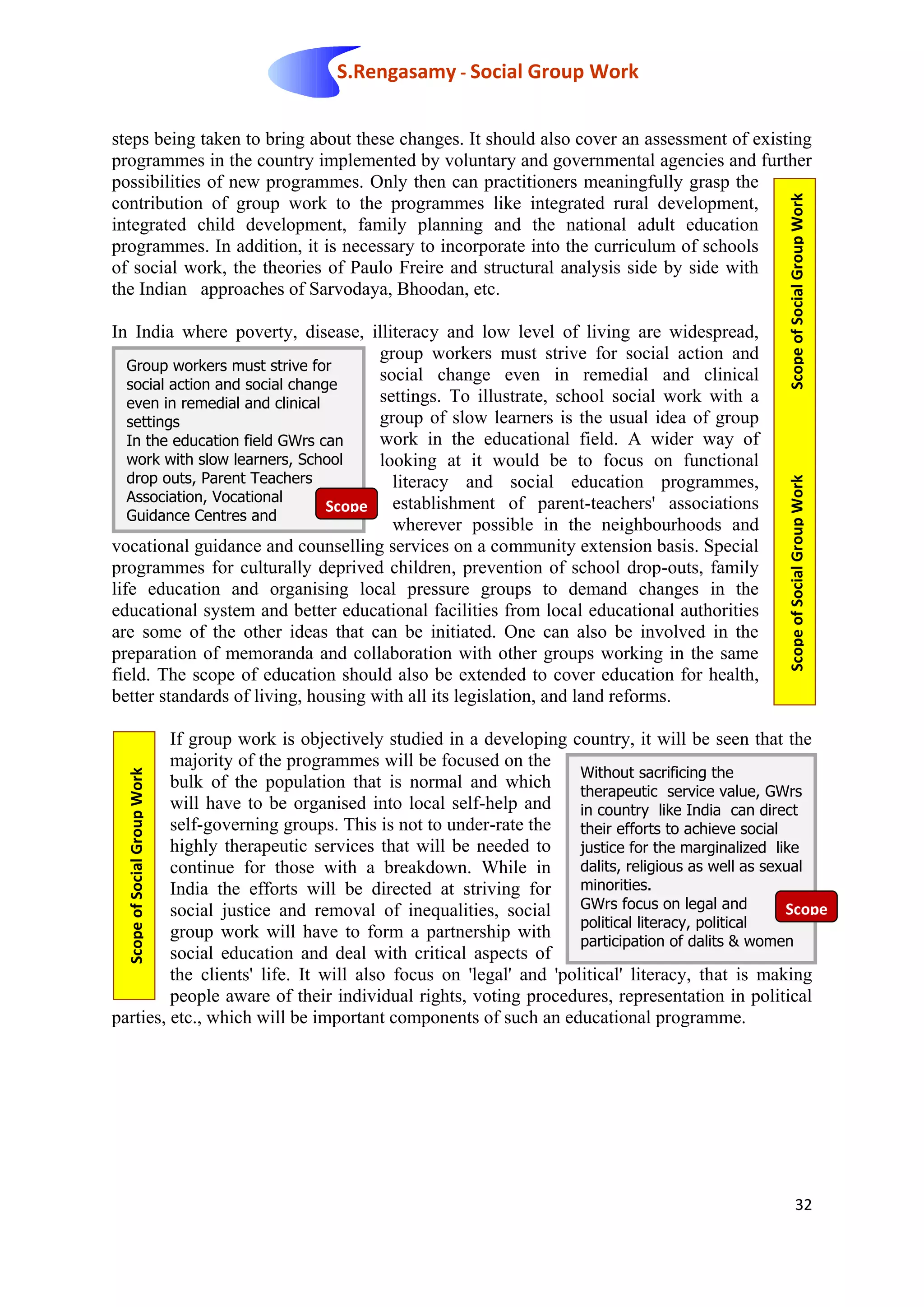 Social Group Work-Social Work with Groups | PDF