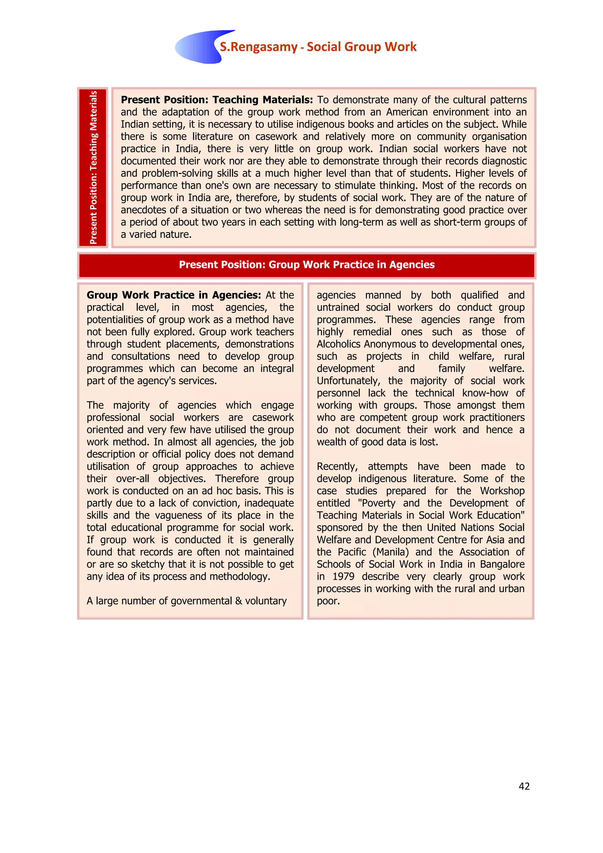 Social Group Work-Social Work with Groups | PDF