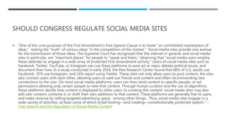 Understanding social media & free speech | PPT