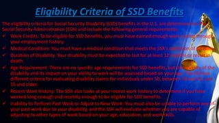 Understanding Social Security Disability (SSD) Benefits.pptx ...