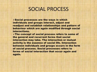 Understanding society and its structure and process | PPTX