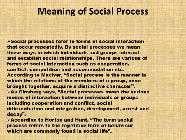 Understanding society and its structure and process | PPTX | Science