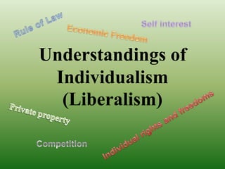 Understandings Of Individualsim | PPT