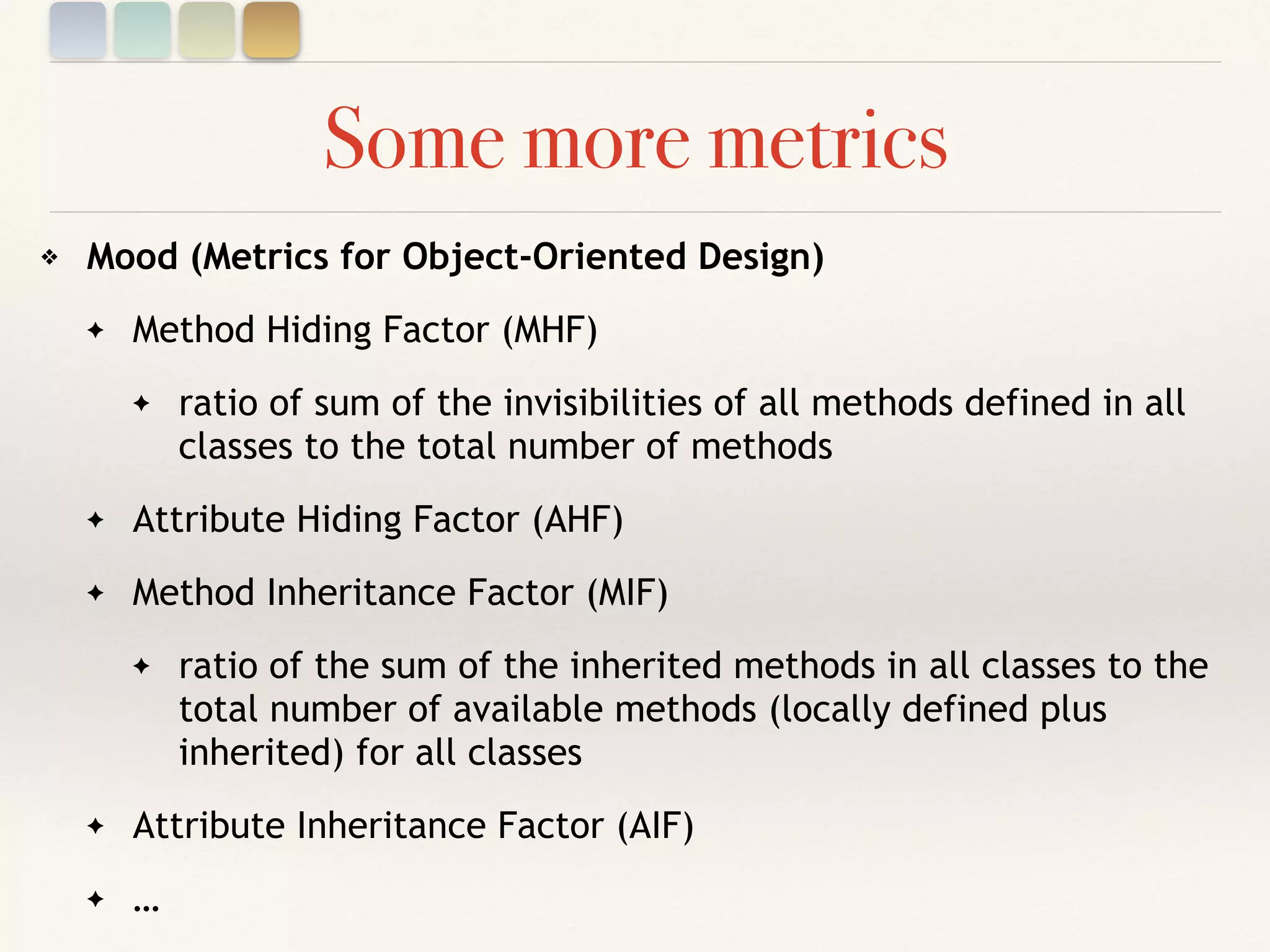 Understanding software metrics | PDF