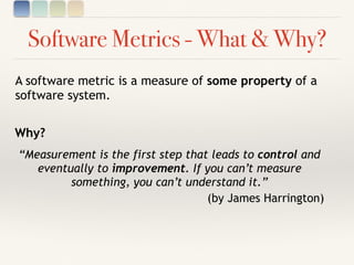 Understanding software metrics | PDF