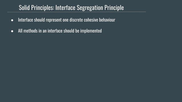 Understanding solid principles | PPT