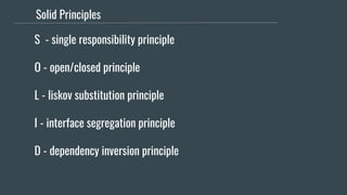 Understanding solid principles | PPT