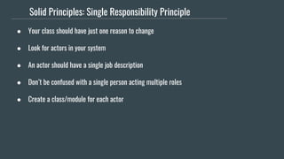 Understanding solid principles | PPT