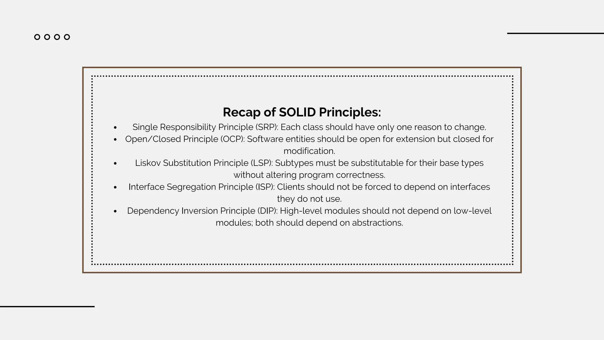 Understanding SOLID Principles in OOP programming | PPT Understanding SOLID Principles in OOP programming | PPT