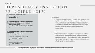 Understanding SOLID Principles in OOP programming | PPT