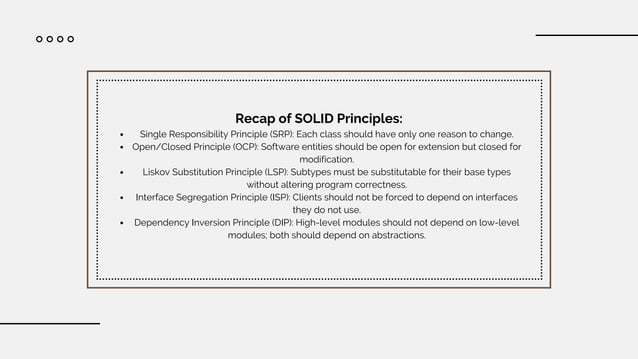 Understanding SOLID Principles in OOP programming | PPT Understanding SOLID Principles in OOP programming | PPT