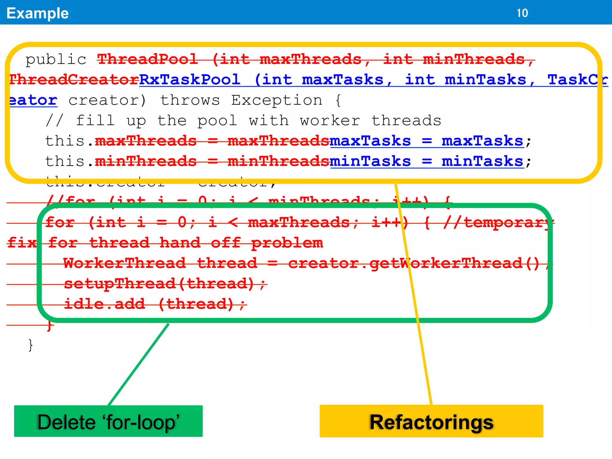 Understanding Source Code Differences By Separating Refactoring Effects Ppt