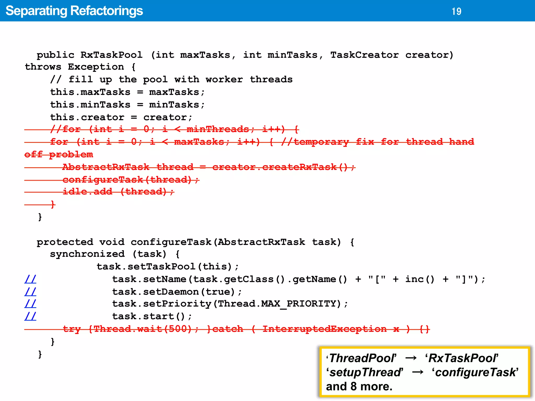 Understanding Source Code Differences By Separating Refactoring Effects Ppt