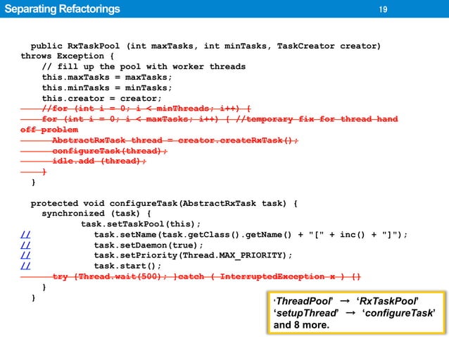 Understanding Source Code Differences By Separating Refactoring Effects Ppt