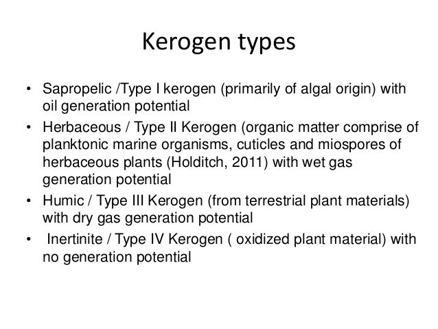Understanding source rocks