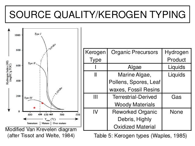 Understanding source rocks