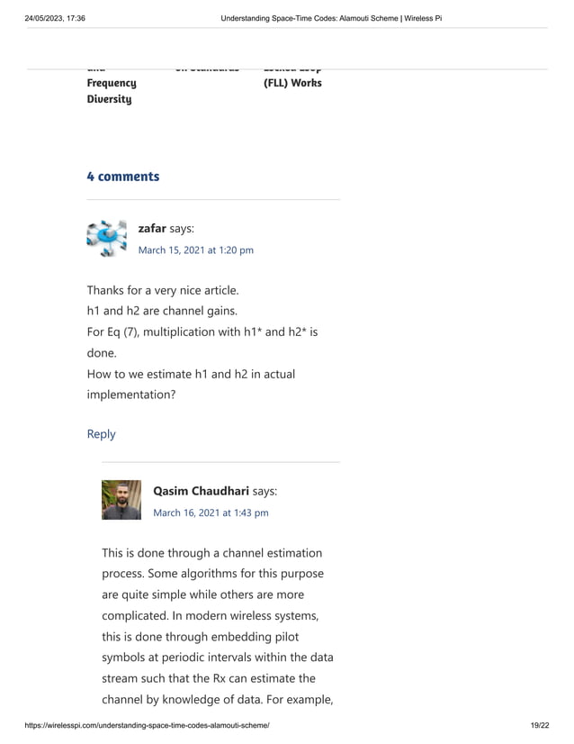 Understanding Space-Time Codes_ Alamouti Scheme _ Wireless Pi.pdf | Physics | Science