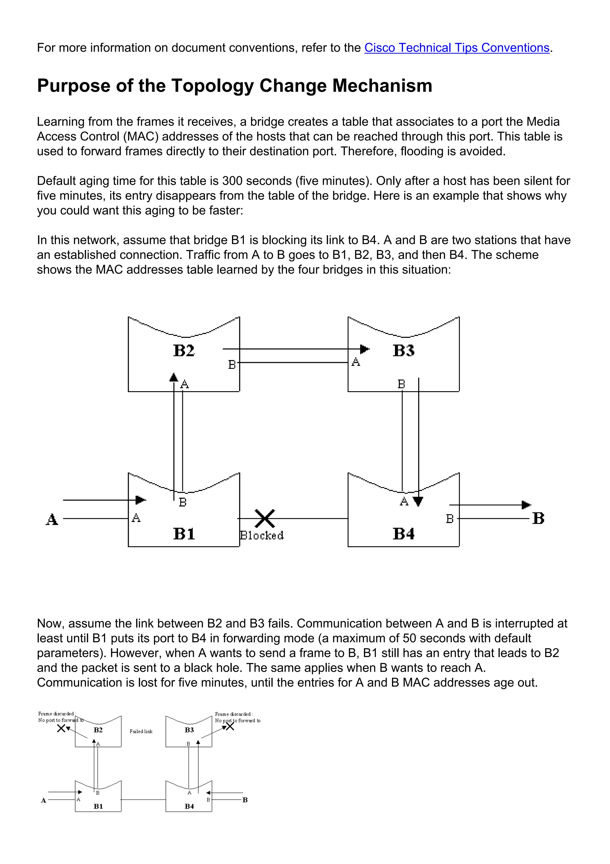 Understanding spanning tree protocol topology changes | PDF