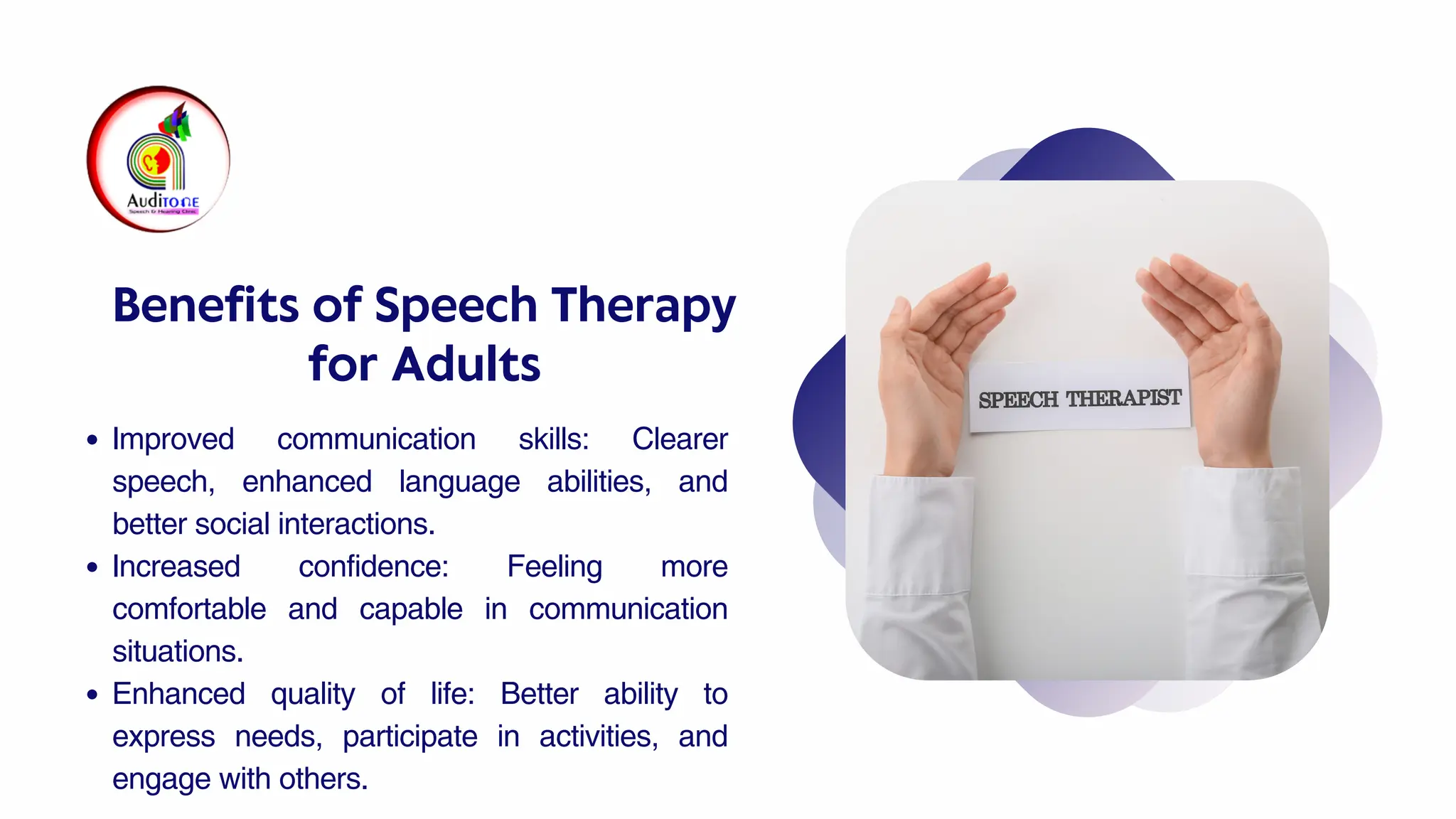 Understanding of Speech Therapy for Adults | PDF
