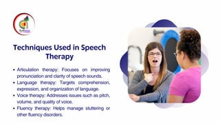 Understanding of Speech Therapy for Adults | PDF