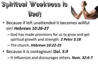 Understanding spiritual weakness | PDF