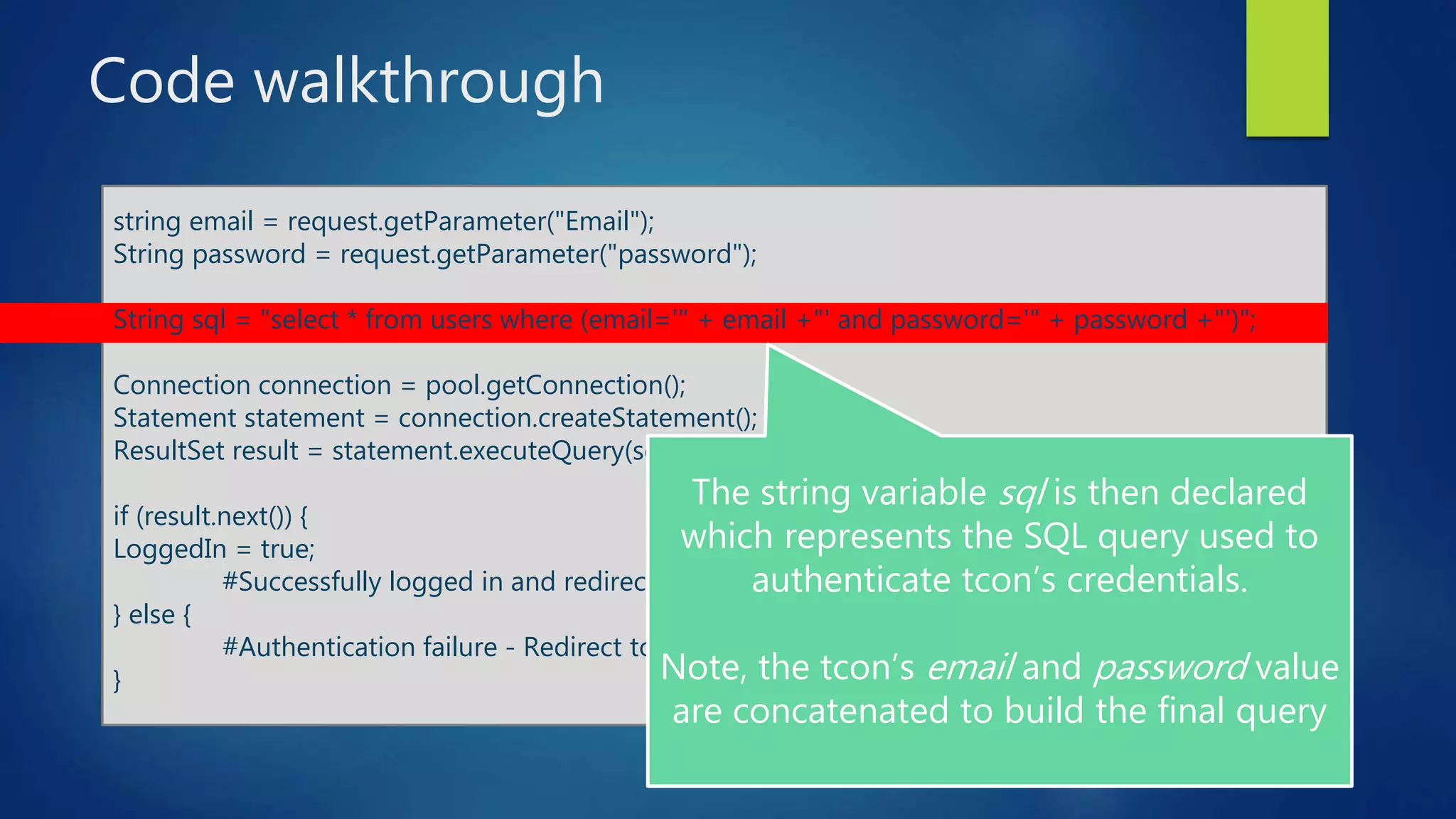 Understanding sql Injection | PPT