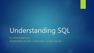 Understanding sql Injection | PPT