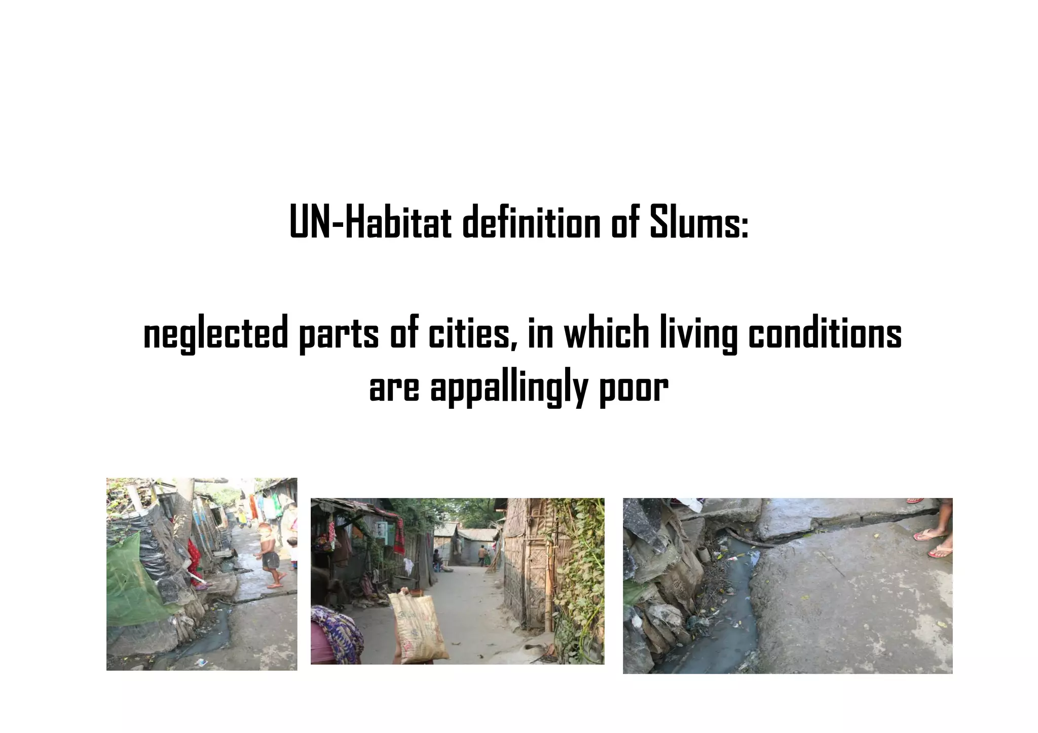 Understanding squatters and slums in the context of urban planning and ...