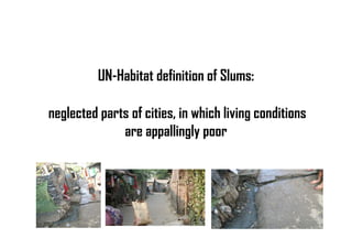 Understanding squatters and slums in the context of urban planning and ...