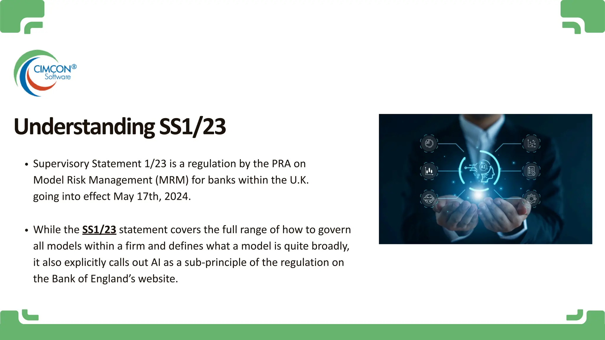 Understanding SS1/23 Principles for Model Risk Management (MRM) | PDF