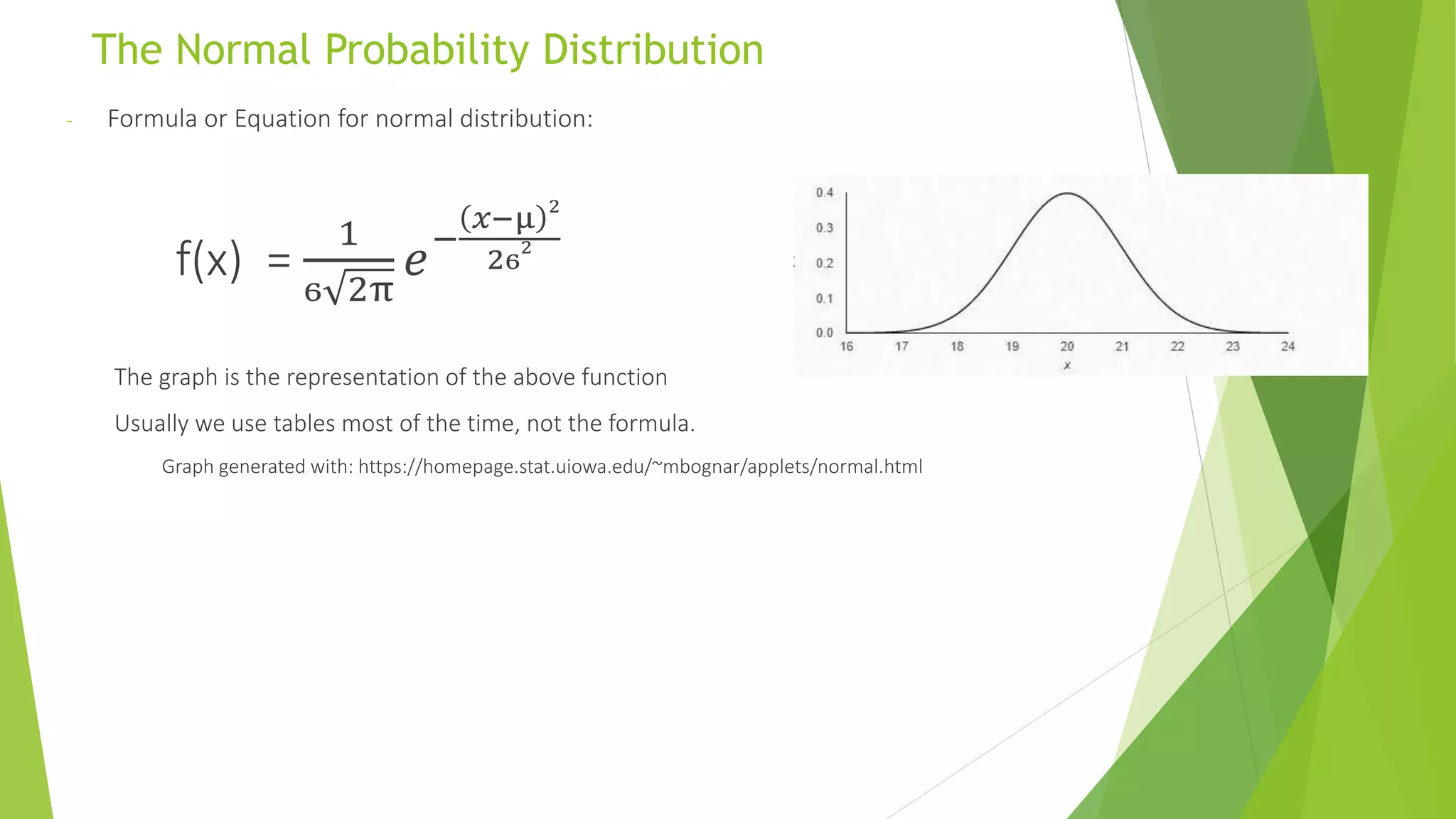 Understanding Statistics 2#2 The Normal Probability Distribution | PPTX