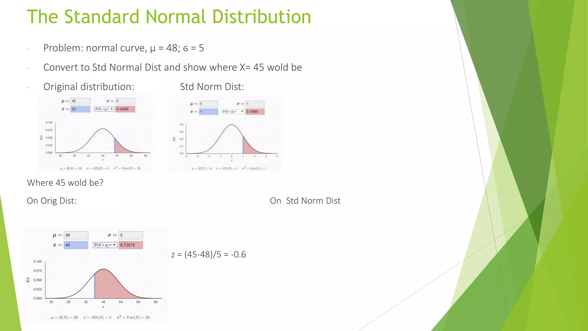 Understanding Statistics 2#3 The Standard Normal Distribution | PPTX