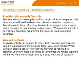 Understanding statistics in laboratory quality control | PPTX