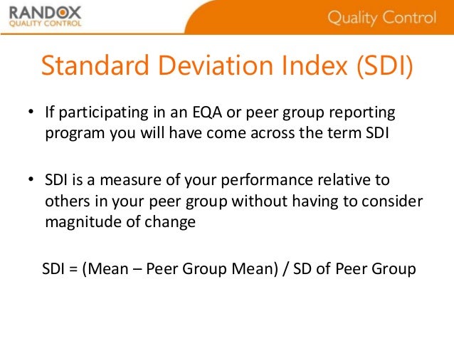 Understanding statistics in laboratory quality control