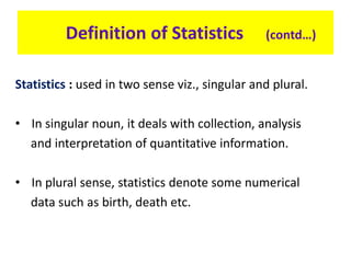 Understanding statistics in research | PPTX