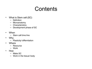 Understanding stem cell | PPT