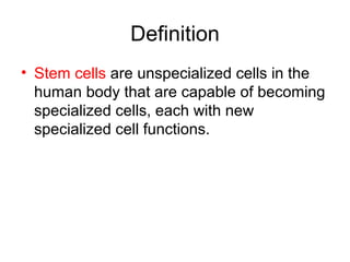 Understanding stem cell | PPT