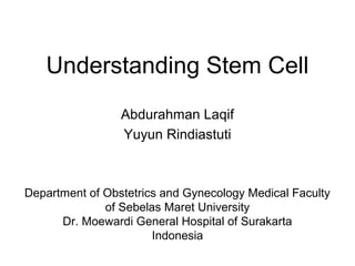 Understanding stem cell | PPT