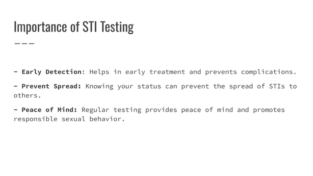 STIs: Facts, Risks, and Prevention Strategies | PDF