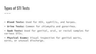 STIs: Facts, Risks, and Prevention Strategies | PDF