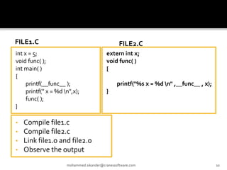 Understanding storage class using nm | PDF | Programming Languages | Computing