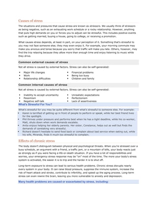 Understanding stress | PDF
