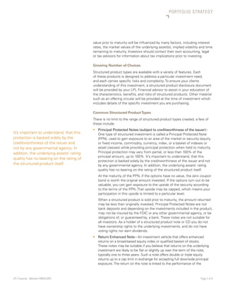 Understanding structured products | PDF | Stocks and Bonds | Personal ...