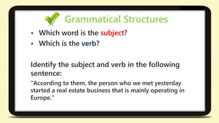 Understanding structures - 構造を理解する | PPTX