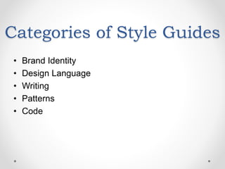 Understanding Style Guides | PPTX