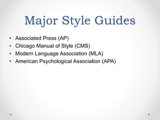 Understanding Style Guides | PPTX