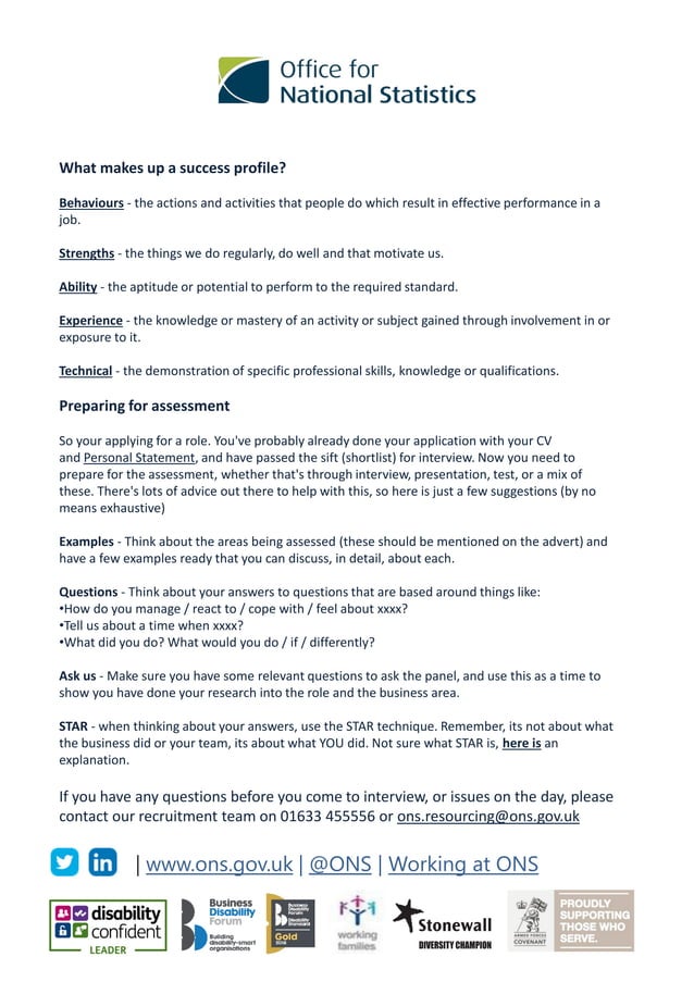 Understanding success profiles | PDF