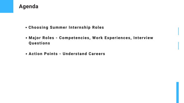 Understanding Summer Internship Roles | PPT